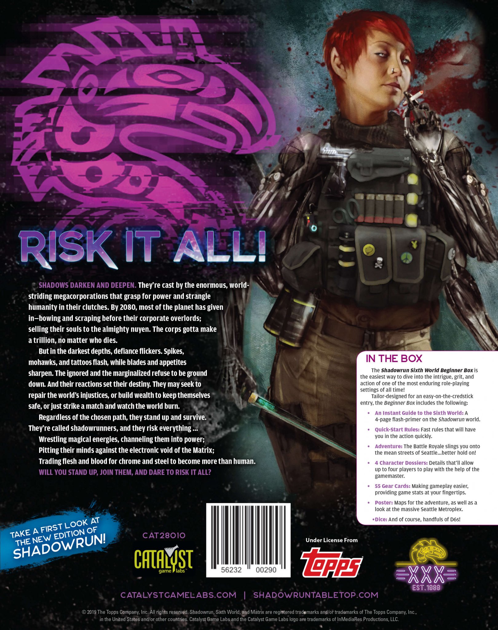 SHADOWRUN: SIXTH WORLD, An All-New Edition of Cyberpunk Fantasy ...